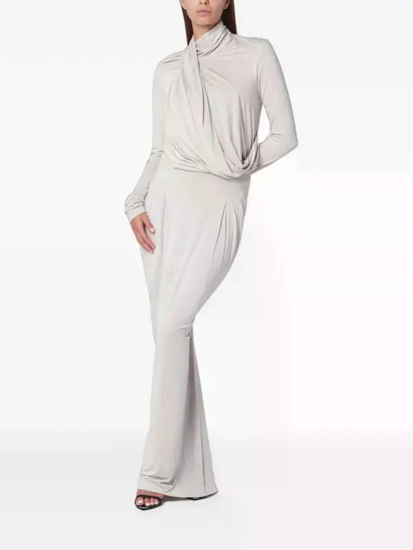 ENTIRE STUDIOS Ruched Maxi Skirt