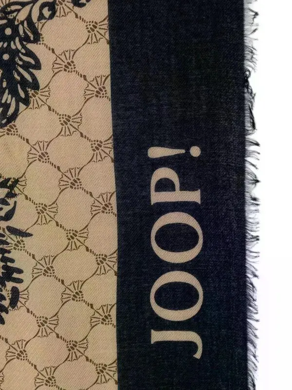 JOOP! Adalia Floral-print Fringed Scarf