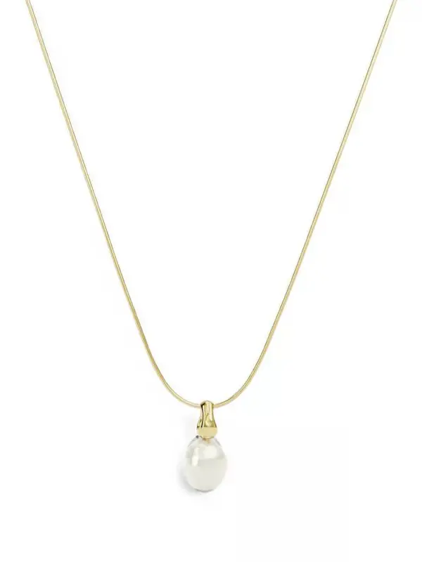 FURIOSA® Dirty Pearl-pendant Snake-chain Necklace