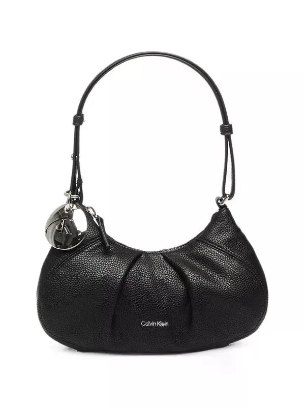 Calvin Klein Pebbled-texture Pleated Shoulder Bag