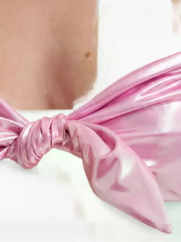Pinko Knot-detailed Bikini Top