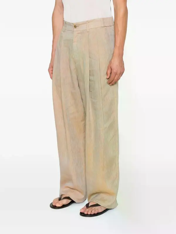 Giorgio Armani Pleated Wide-leg Trousers