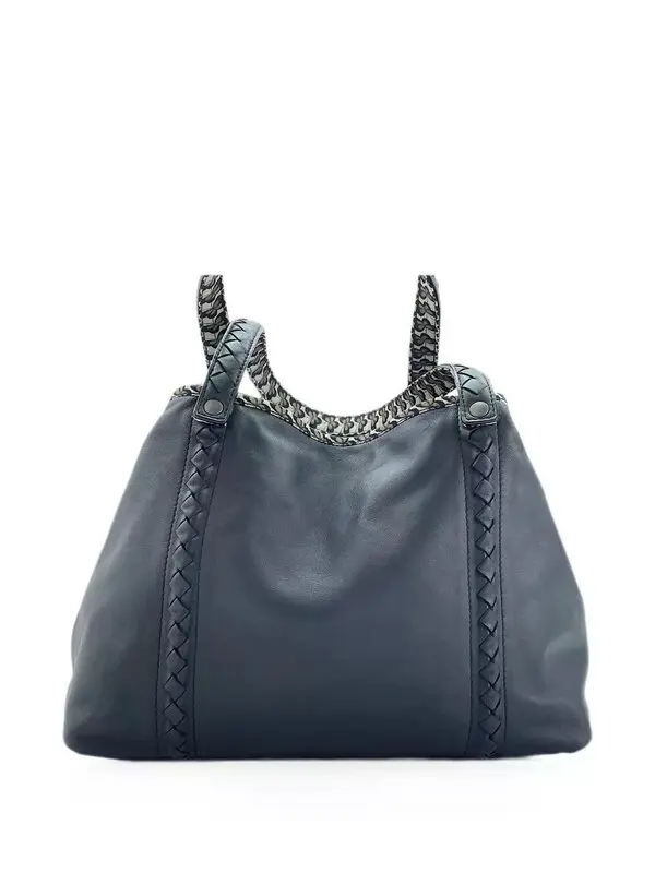 Bottega Veneta Intrecciato Leather Tote Bag - Black