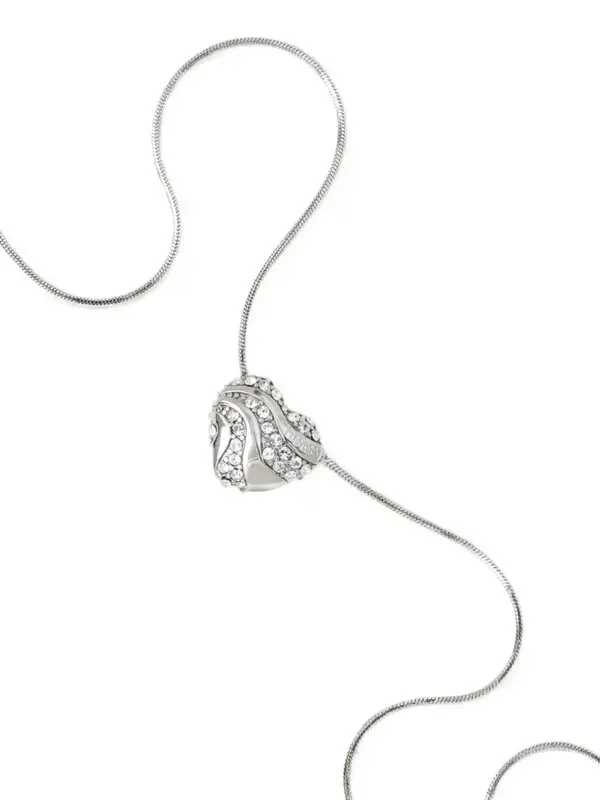 Guess Embellished Pendant Necklace
