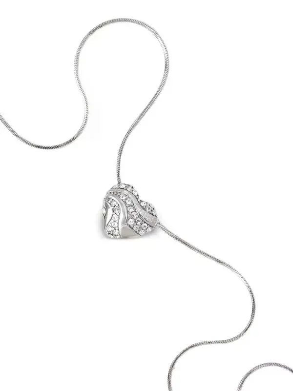 Guess Embellished Pendant Necklace