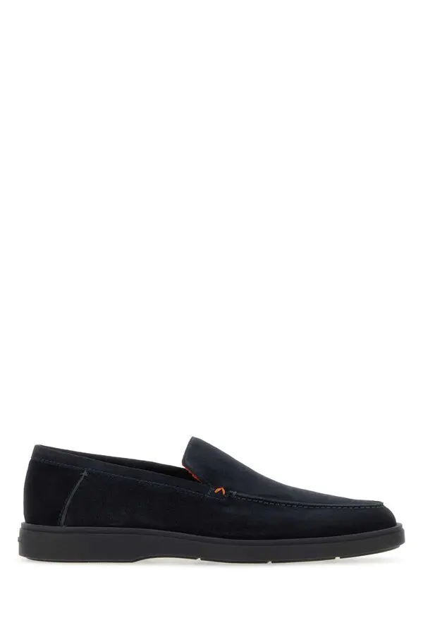 Santoni Suede Loafers