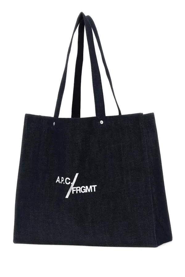 A.p.c. Denim X Frgmt Je Sors Ce Soir Shopping Bag