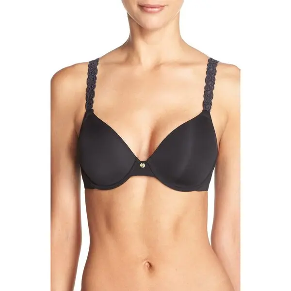 Natori Pure Luxe Underwire T-shirt Bra - Black