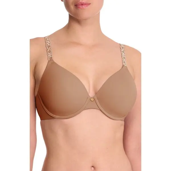 Natori Pure Luxe Underwire T-shirt Bra - Buff/cashmere