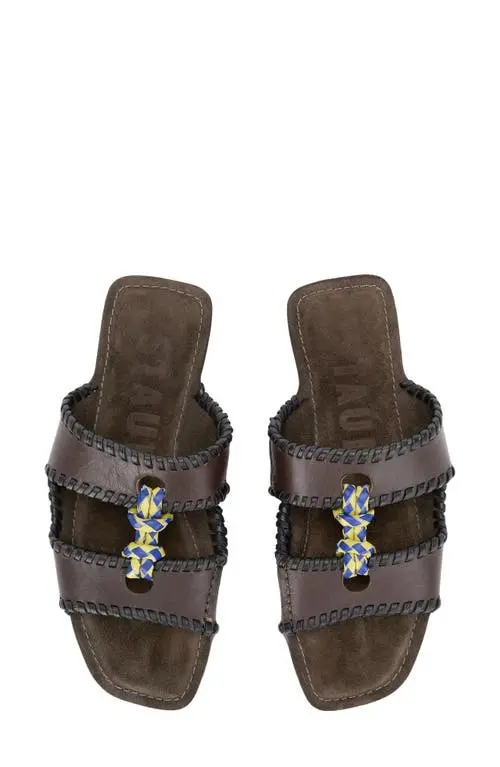 Staud Mara Leather Slide Sandal