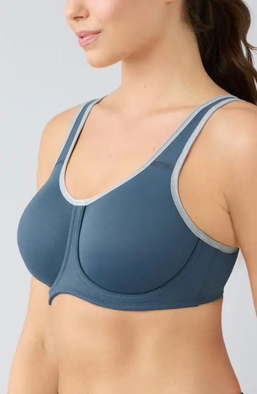 Wacoal Simone Seamless Underwire Sports Bra - Dark Slate