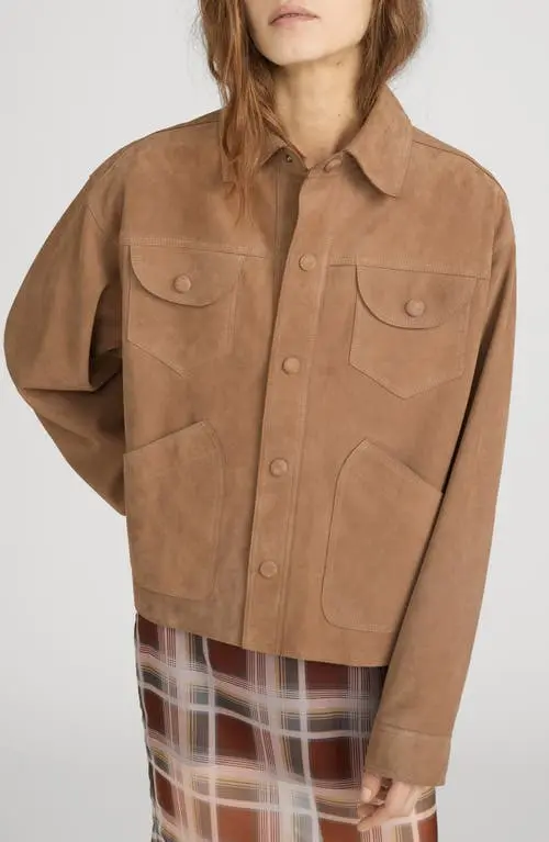 FRAME The Suede Utility Jacket