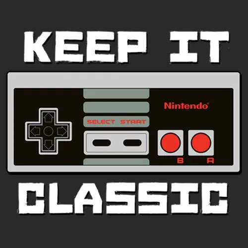 NINTENDO Nes Classic Controller Short Sleeve Graphic T-shirt - Charcoal