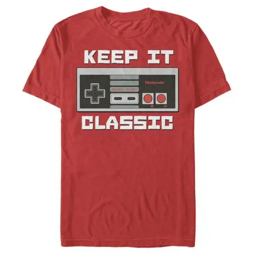 NINTENDO Nes Classic Controller Graphic T-shirt - Red