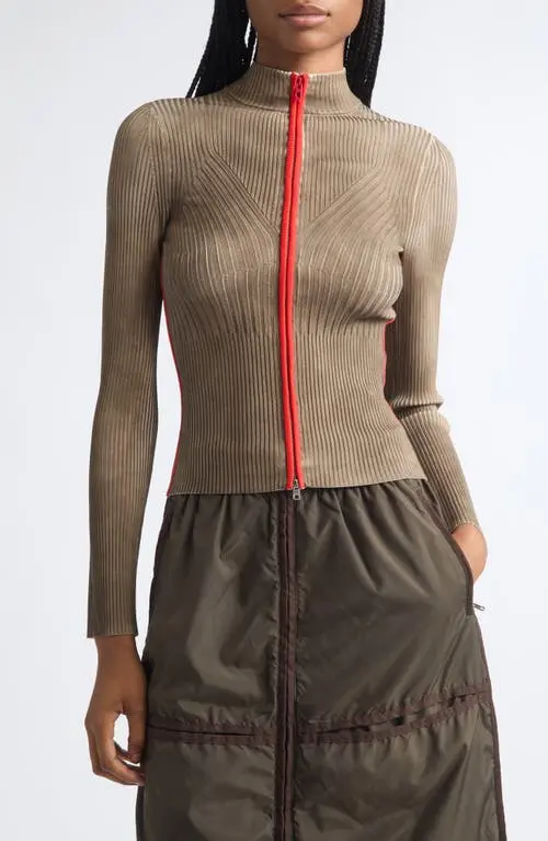 DIESEL® M-sarma Zip Cardigan - Brown