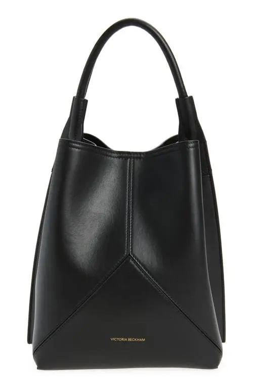 Victoria Beckham Leather Bucket Bag - Black