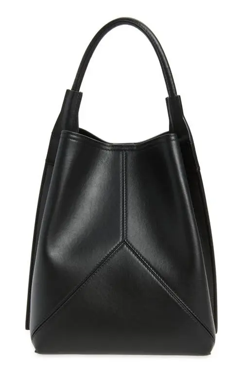 Victoria Beckham Leather Bucket Bag - Black