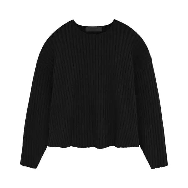 Fear Of God Raw Neck Sweater 'jet