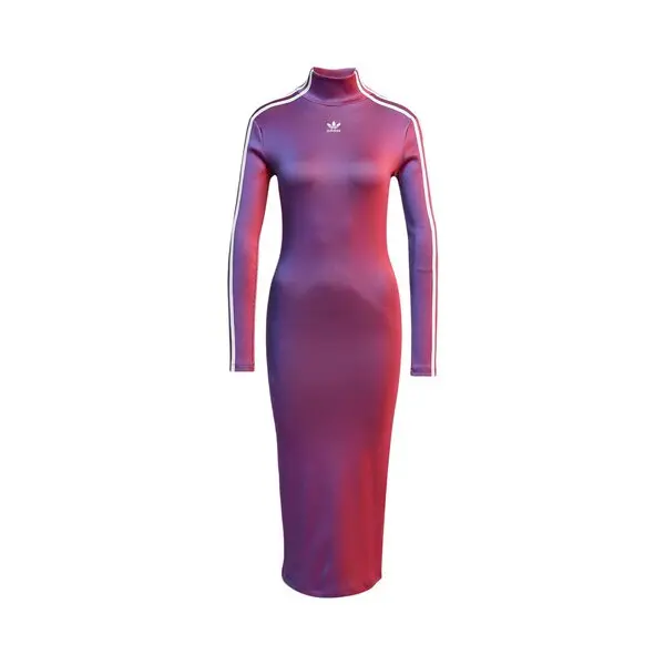 Adidas Rasant Rib Long-sleeve Dress - Multicolor