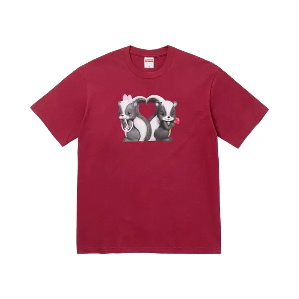 Supreme Skunk Tee 'cardinal