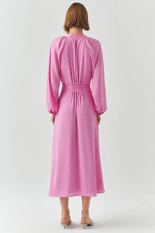 EXQUISE Kairi Chiffon Midi Dress