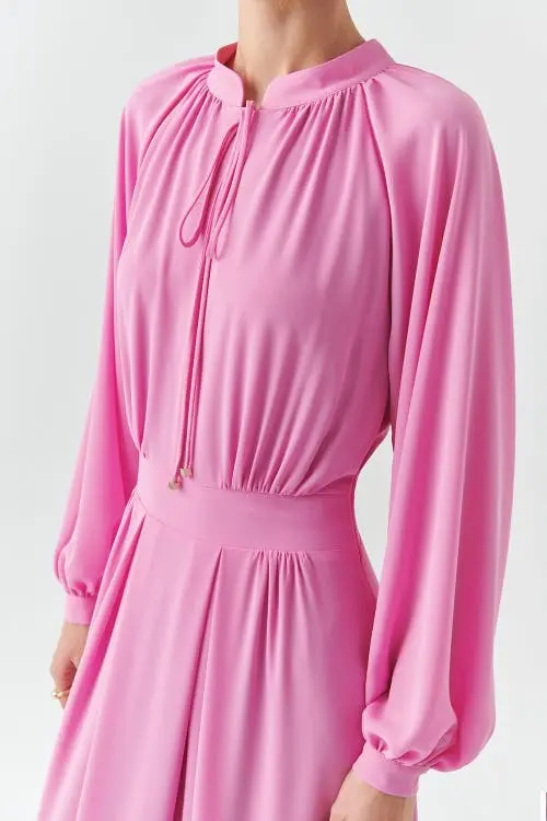 EXQUISE Kairi Chiffon Midi Dress