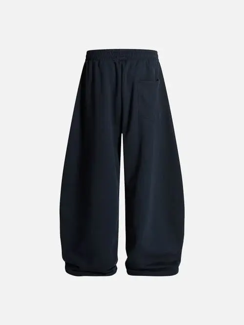 AELFRIC EDEN Stripe Baggy Sweatpants - Dark Blue