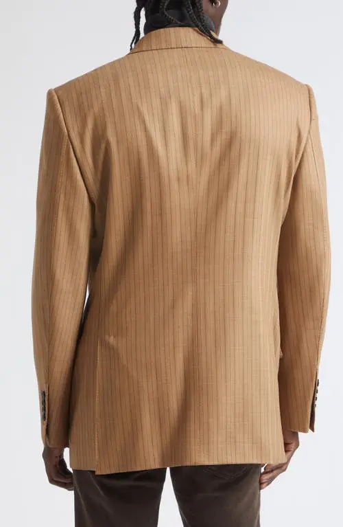 TOM FORD Double Breasted Saxony Wool Sportcoat