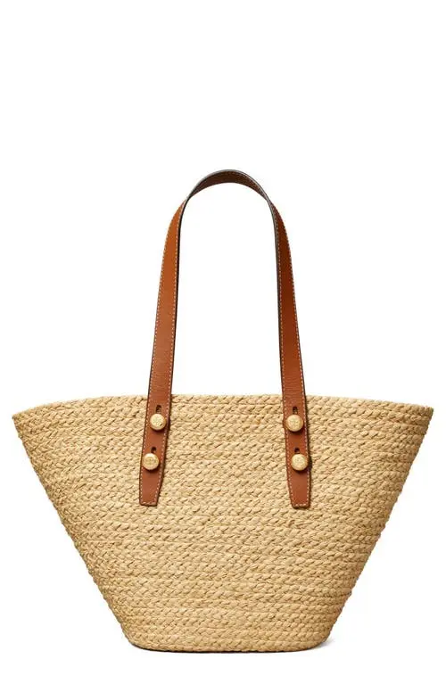 Tory Burch Small Romy Basket Tote - Natural