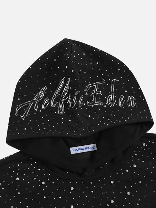 AELFRIC EDEN Rhinestone Embellished Hoodie