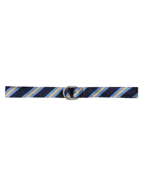 Robert Talbott Buckley Signature Repp Ribbon Belt