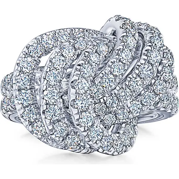 Kwiat Entwine Open Knot Diamond Ring