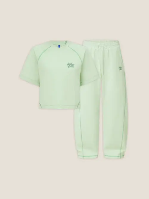 AELFRICEDEN Cloud Cropped Sweat Set
