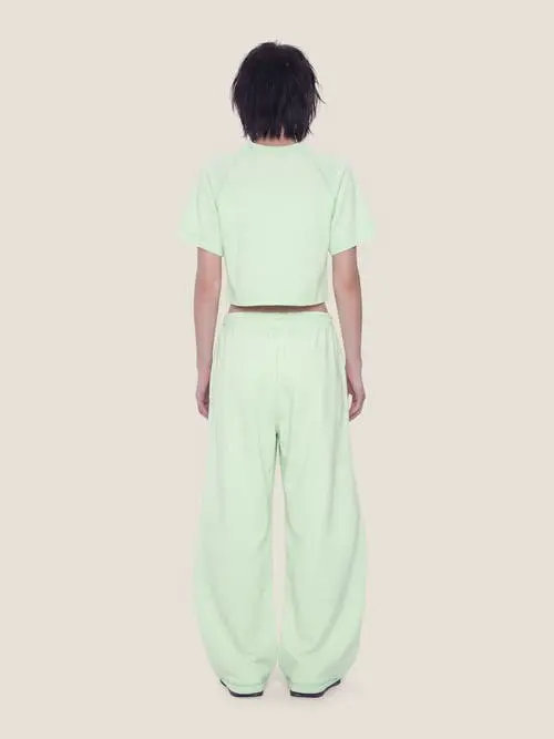 AELFRIC EDEN Cloud Cropped Sweat Set - Green