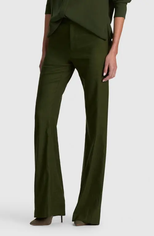 Alice + Olivia Andrew Linen Blend Bootcut Pants