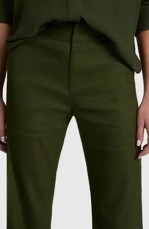 Alice + Olivia Andrew Linen Blend Bootcut Pants