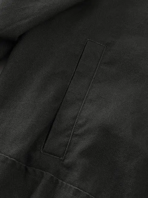 AELFRIC EDEN Boxy Fireman Clasp Jacket - Black