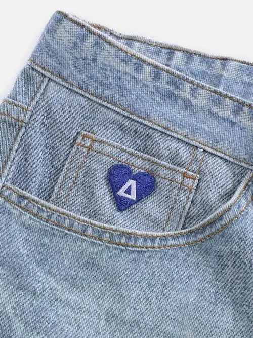 AELFRIC EDEN Inverted Graphic Baggy Barrel Jeans