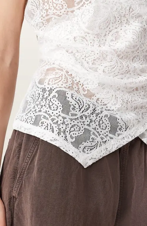 ALLSAINTS Vera Lace Top - White