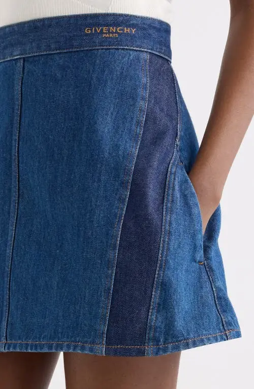 Givenchy Cocoon Denim Miniskirt