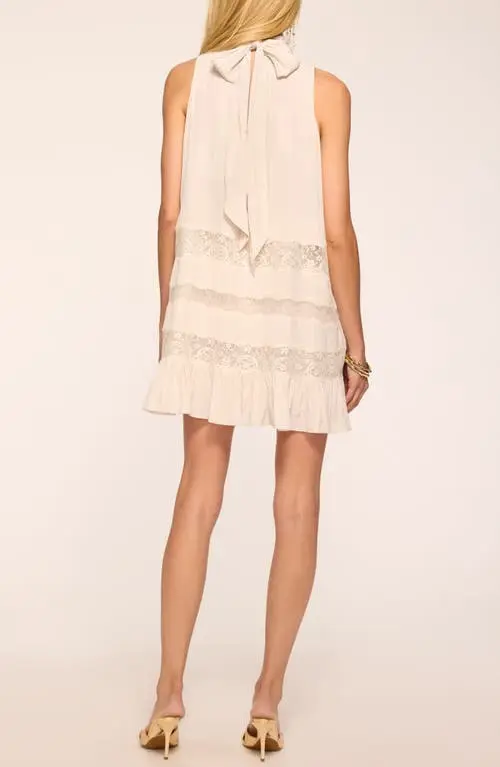 Ramy Brook Samantha Lace Inset Minidress