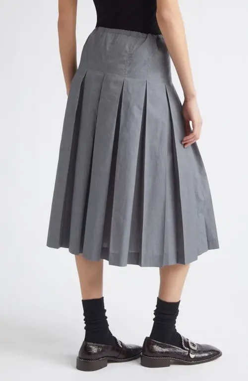 EENK Drawstring Pleated Skirt