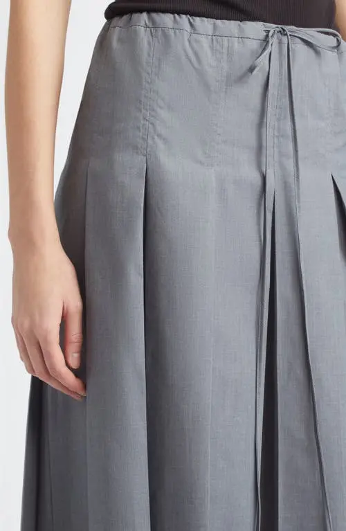 EENK Drawstring Pleated Skirt
