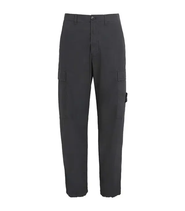 Stone Island Stretch Cotton Cargo Trousers