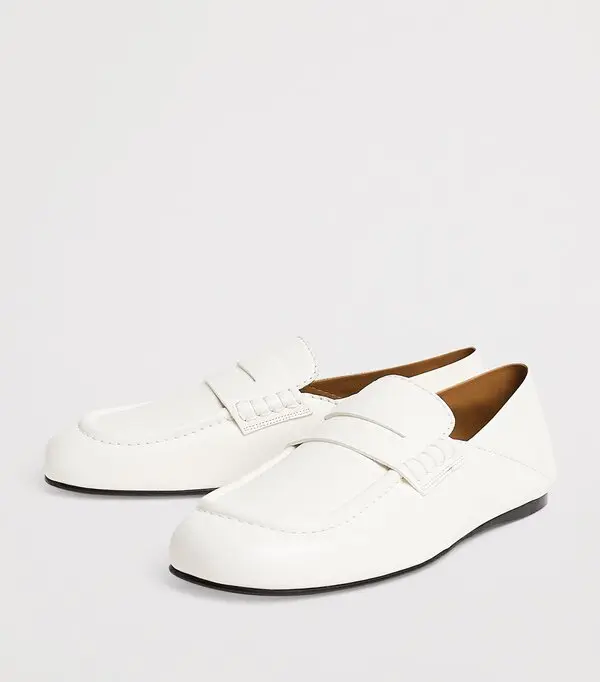 Sandro Leather Round-toe Loafers