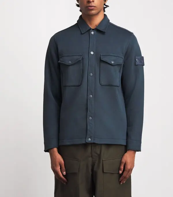 Stone Island Organic Cotton Ghost Overshirt