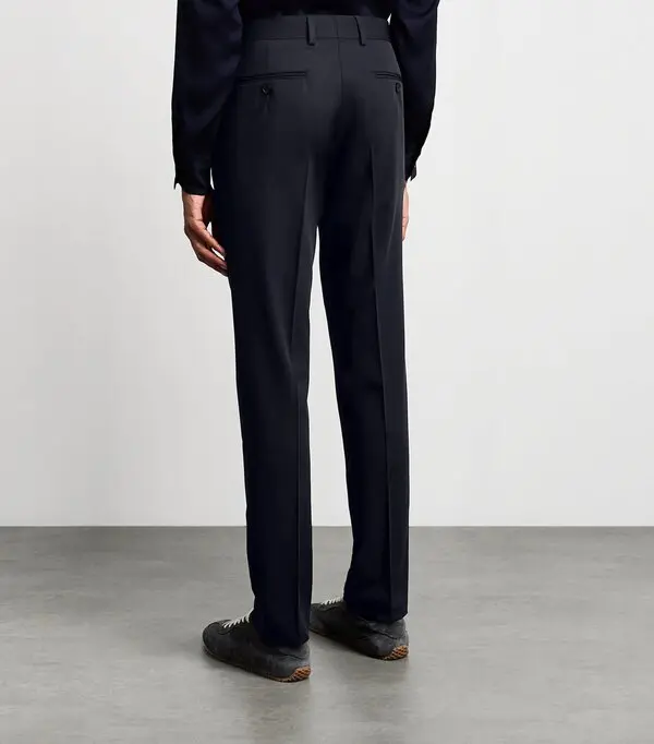 Sandro Virgin Wool Straight Trousers