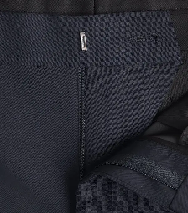 Sandro Virgin Wool Straight Trousers