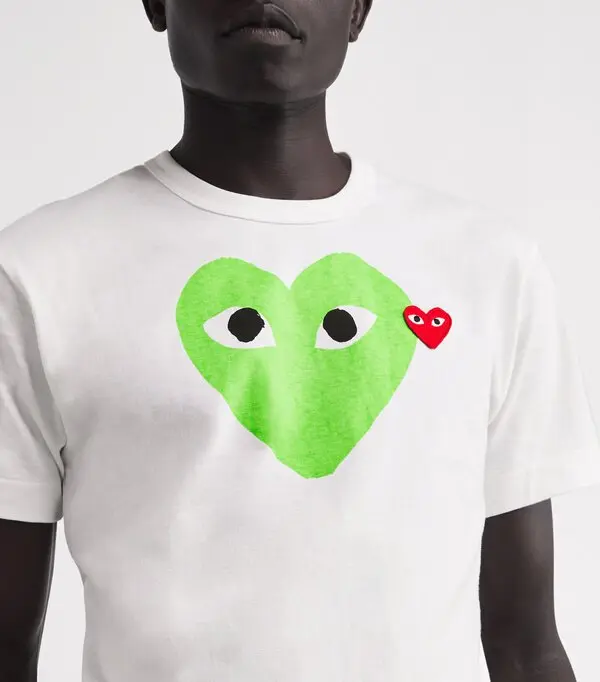 Play Comme Des Garcon Heart Logo T-shirt
