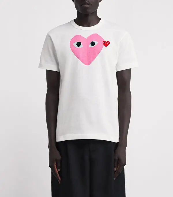 Play Comme Des Garcon Heart Logo T-shirt